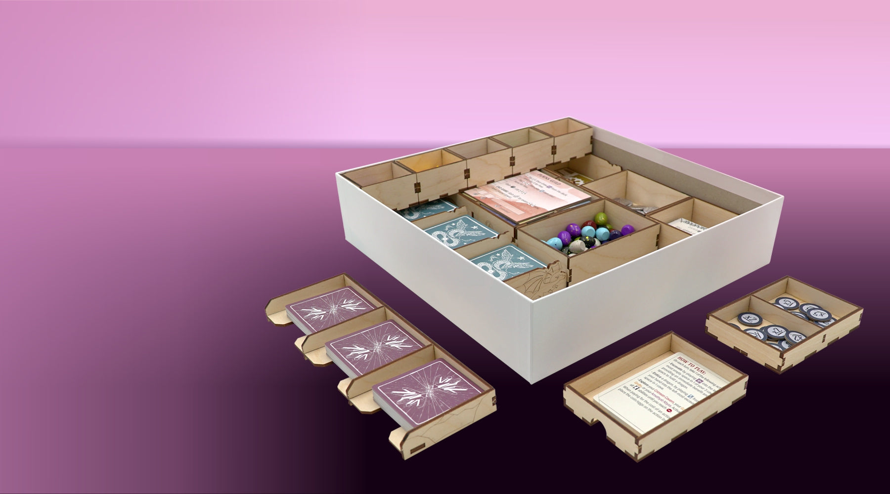 The Broken Token | Board Game Organizers & Accessories