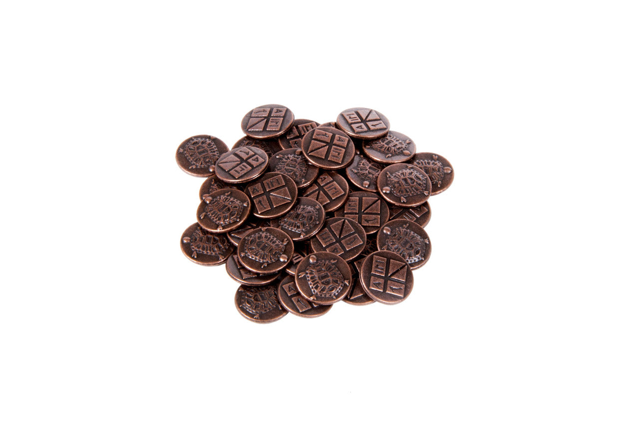 Ancient Greek Themed Gaming Coins - Tiny 15mm (18-Pack) – The Broken Token