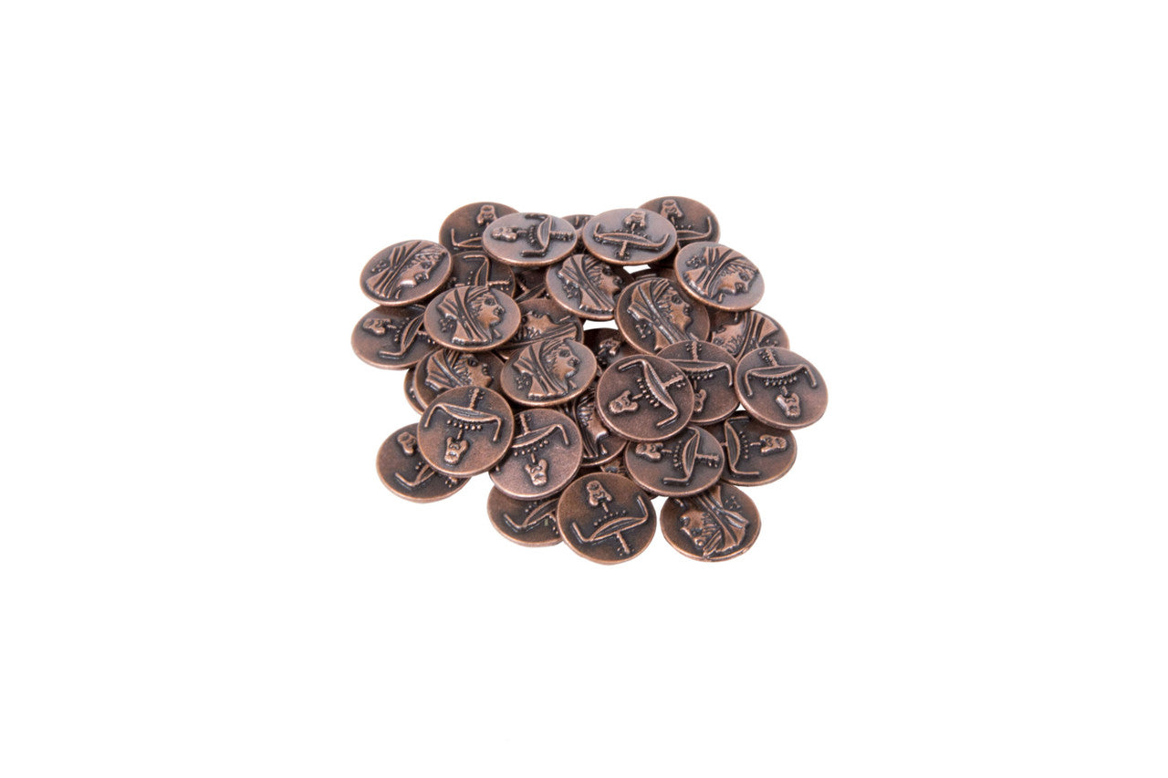Egyptian Themed Gaming Coins - Tiny 15mm (18-Pack) – The Broken Token