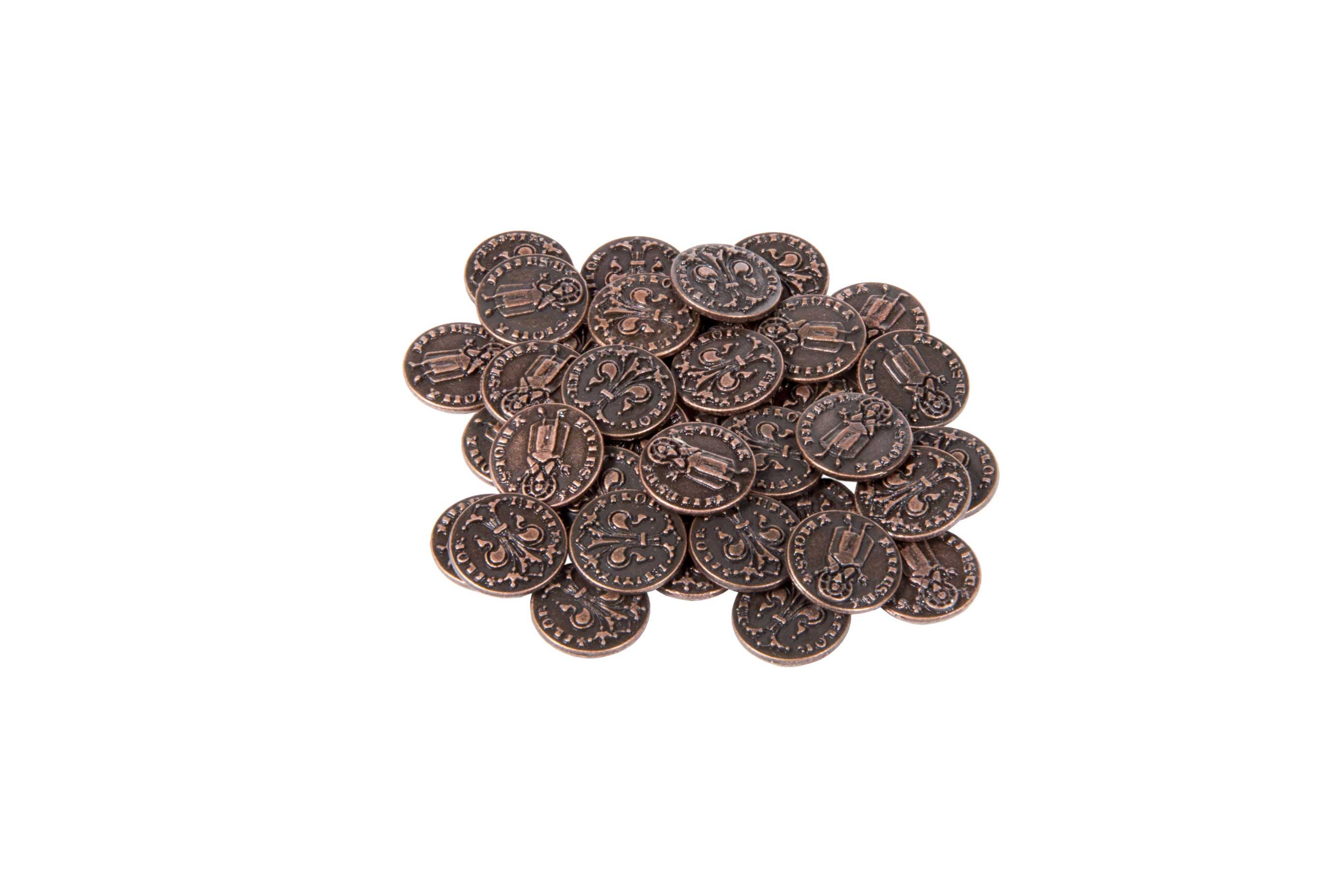 Renaissance Themed Gaming Coins - Tiny 15mm (18-Pack) – The Broken Token