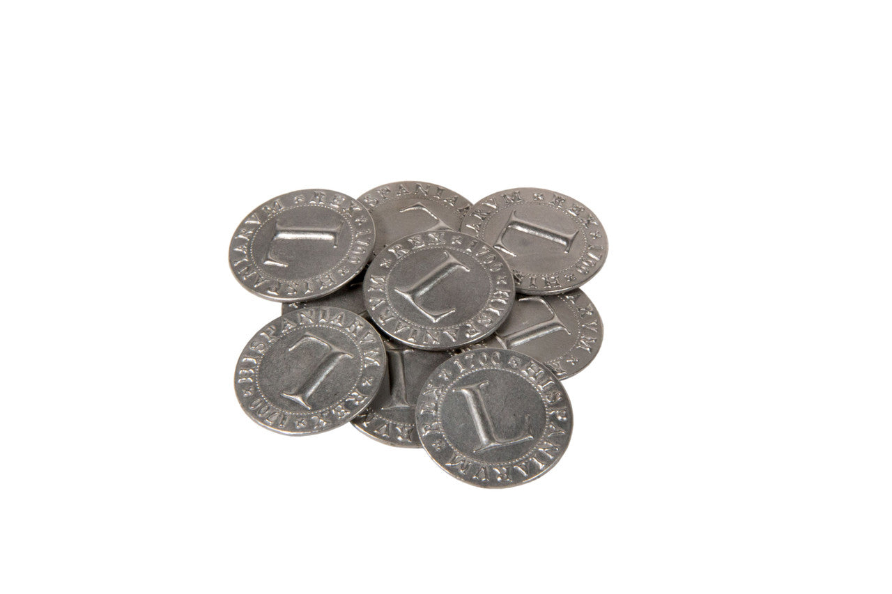 Pirate Doubloons Themed Gaming Coins - Large 30mm (9-Pack) – The Broken ...