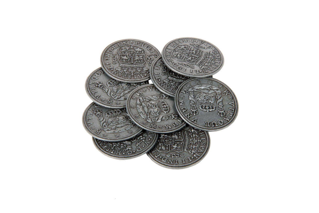 Pieces of Eight Themed Gaming Coins - Large 35mm (9-Pack) – The Broken ...