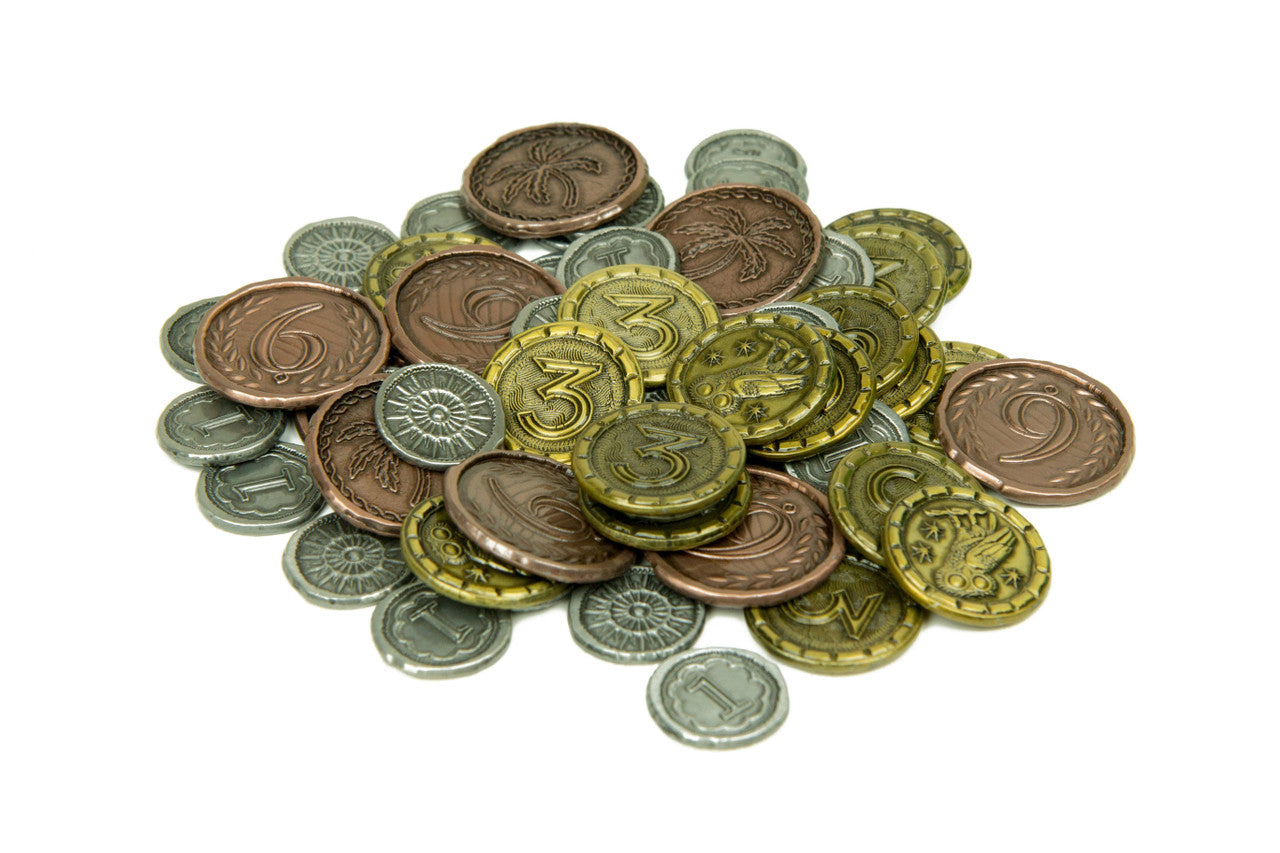 Wondrous Metal Coins | 7 Wonders Metal Coins and Tokens – The Broken Token