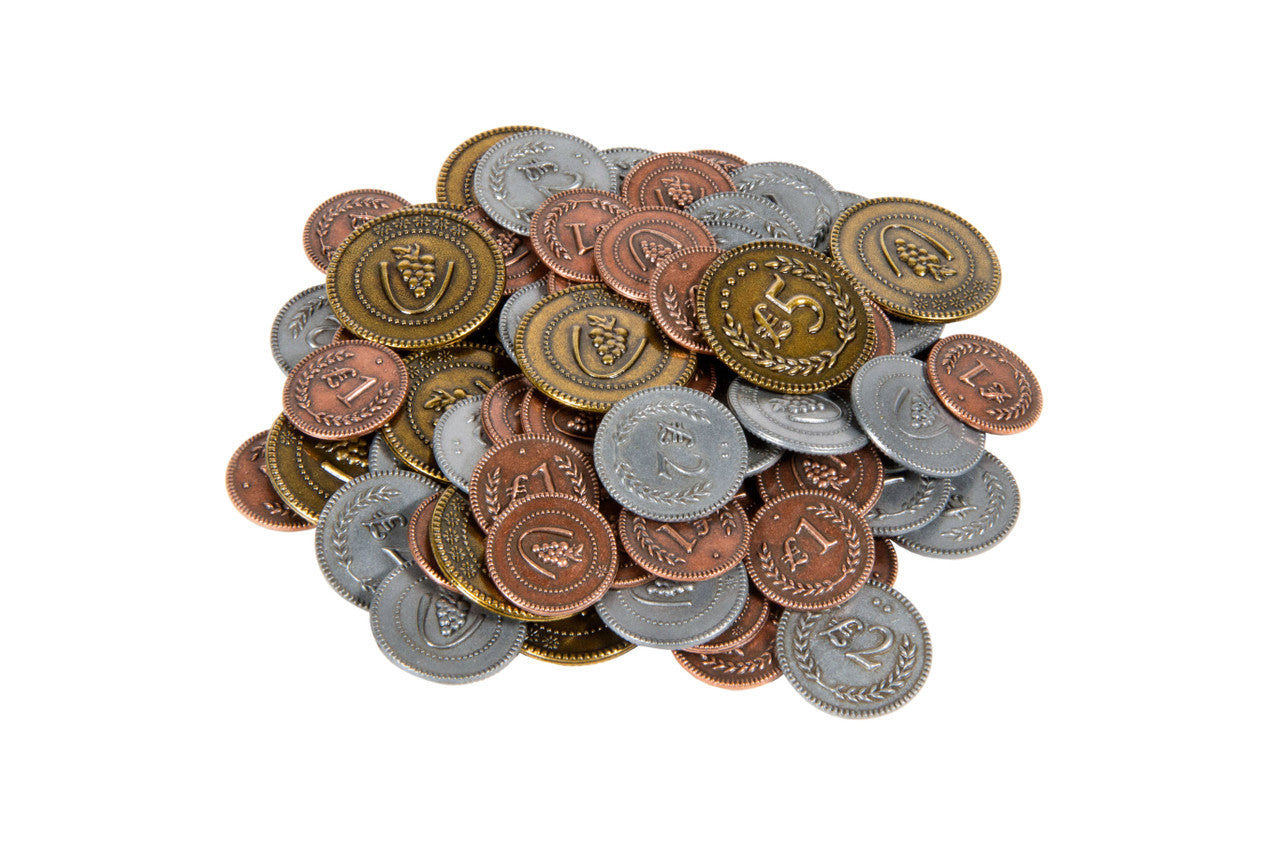 Viticulture Metal Coins (72) – The Broken Token